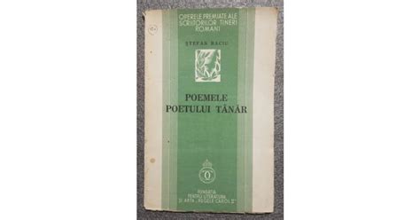 Ștefan Baciu Poemele Poetului Tânăr 1935 Okaziiro