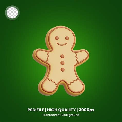 Gingerbread Cookie Design Psd High Quality Free Psd Templates For