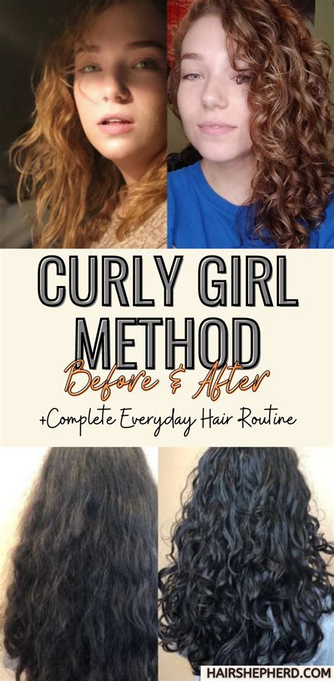 Best Curly Girl Method Before And After Transformation Curly Girl