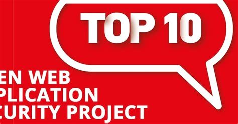 Web App Development The Top 10 Web Application Security Risks OWASP