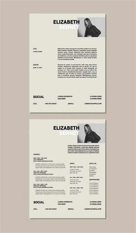 Modern Resume And Cover Letter Template Stand Out With A Professional Design