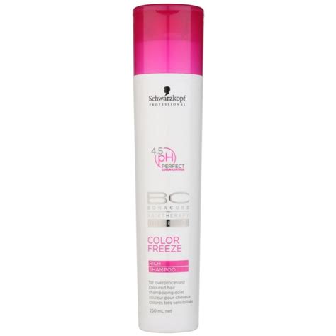 Schwarzkopf Professional PH 4 5 BC Bonacure Color Freeze Shampoo Zum