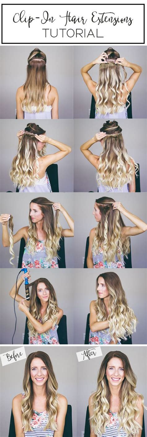 Clip In Hair Extensions Tutorial And Faqs Happily Howards Hair