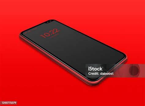 모든 화면 검은 색 스마트 폰 모형은 빨간색으로 격리 3d 렌더링 새로운에 대한 스톡 사진 및 기타 이미지 새로운 스마트폰 0명 Istock