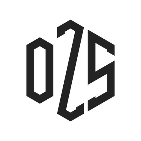 Premium Vector Ozs Logo Design Initial Letter Ozs Monogram Logo Using
