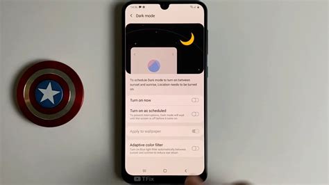 How To Enable Disable Dark Mode On Samsung A50 Android 10 Youtube