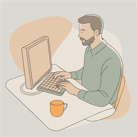 Download Man Typing Online Royalty Free Vector Graphic Pixabay