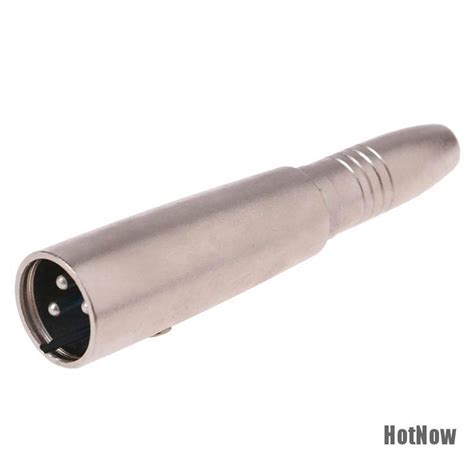 [hotnow] ปลั๊กแจ็คเสียงโมโน ตัวผู้ Xlr 3 Pin เป็นตัวเมีย 6 35 มม 1 4