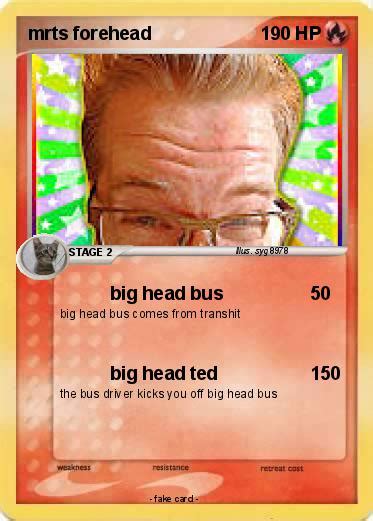 Pokémon Mrts Forehead Big Head Bus My Pokemon Card