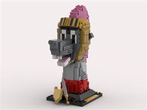 Lego Moc Cuphead The Knight Bust By Penguins And Plastic Rebrickable