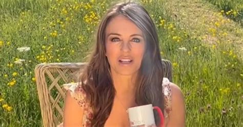 Liz Hurley Shows Off Ageless Beauty In Plunging Floral Dress Daily Star