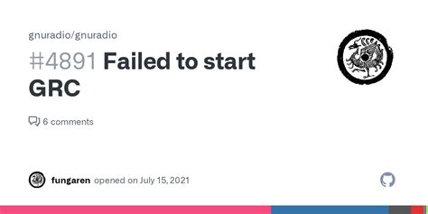 Failed To Start GRC Issue 4891 Gnuradio Gnuradio GitHub