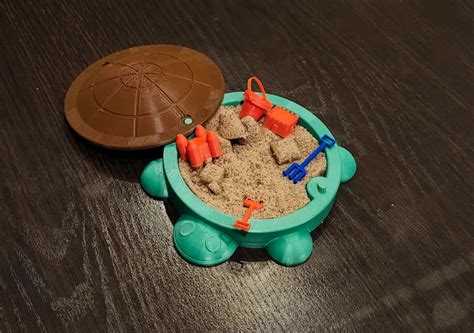 Mini Sand Toys Mini Turtle Sandbox Accessories Free 3d Print Model