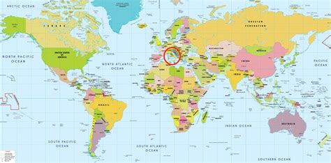 Italia Pe Harta Lumii Italia Localizare Pe Harta Lumii Europa De Sud