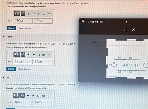 solved use the node voltage method to find v1 ﻿in the