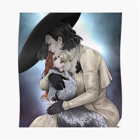 Lady Dimitrescu And Daniela Poster For Sale By Annasassi Redbubble