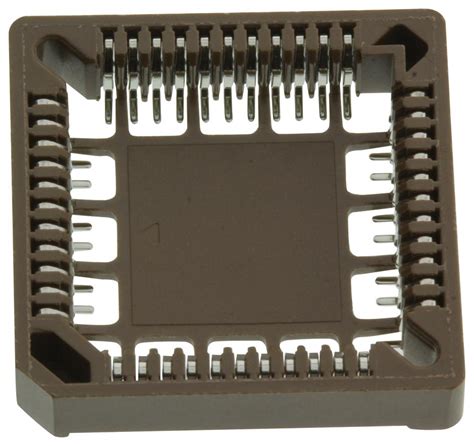 Mc 44plcc Smt Multicomp Ic And Component Socket 44 Contacts Plcc
