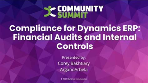 Compliance For Dynamics Erp Ax 2012 And D365 Finance And Operations
