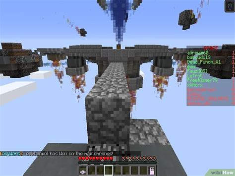 Cómo jugar Skywars en Minecraft con imágenes wikiHow