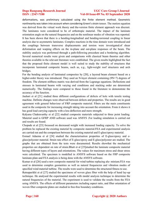 14 A Review Cohesive Zone Modeling Of Laminated Composite Beam Pdf