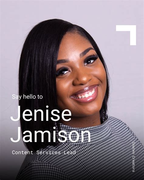 Jenise Jamison Posted On Linkedin