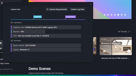 System Enviroment Error Tech Support D5 Render Forum