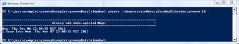 Groovy Jdk Gdk Date And Calendar