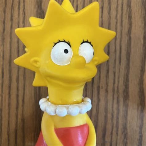 1990 Vintage The Simpsons Lisa Simpson Savings Bank 4627944935