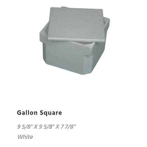 Styro Box Gallon Square Portable Styro Box Shopee Philippines