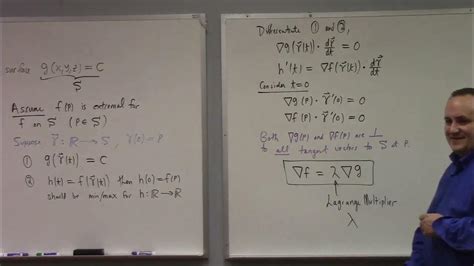 Multivariate Calculus Method Of Lagrange Multipliers 10 4 23 Youtube