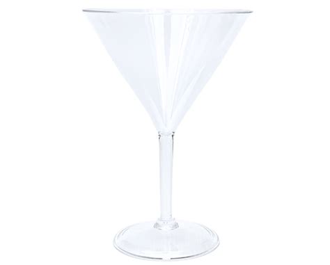 Plastic Glass Martini Glass 280ml Edenko Thailand