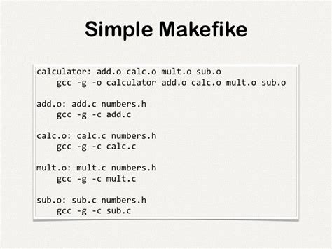 Introduction To Gnu Make Programming Language