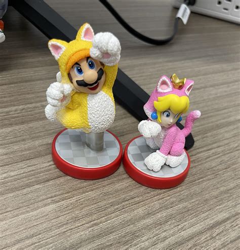 Cat Mario And Peach Ramiibo