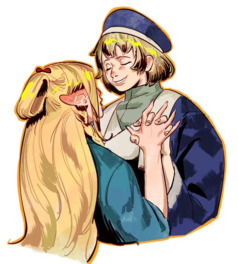Marcille Donato And Falin Thorden Dungeon Meshi Drawn By Mikeyyangel0