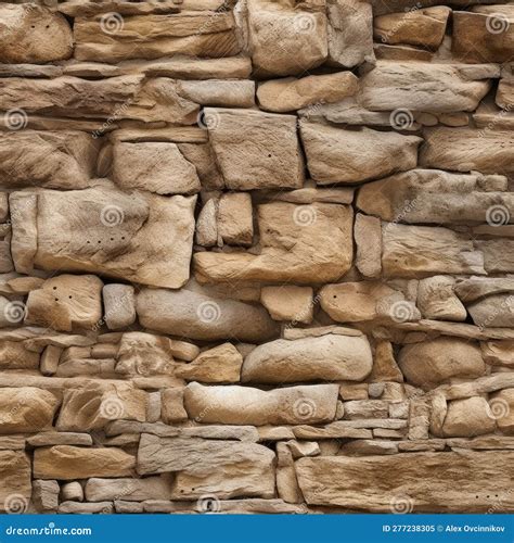 Clear Aztec Stone Wall Texture For Backgrounds And Designs Stock