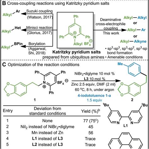 Electrophiles For Cross Coupling Reactions A Sources Of Alkyl