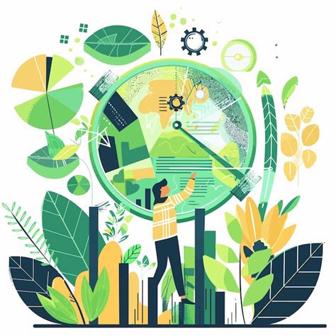 premium vector data science vector illustrationanalyzing