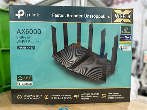 Tp Link Archer Ax Ax Dual Band Stream Gigabit Wi Fi Router Computers Tech Parts
