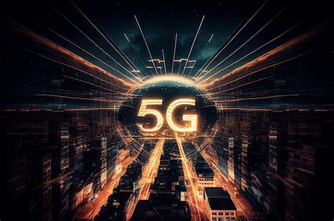 Premium Photo 5g And Other Networks Of The Fifth Generation Ai Generated