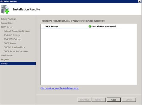 exporting and importing dhcp database on windows server networking
