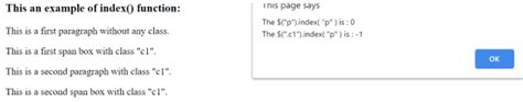 JQuery Index Returning The Index Of The Specific Element