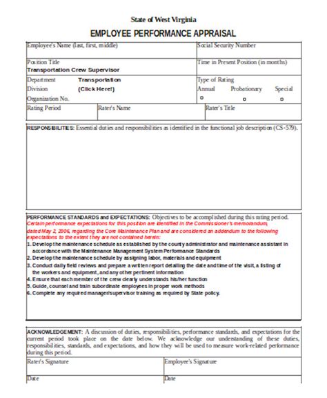 Self Appraisal Sample Pdf At Netestrellablog Blog