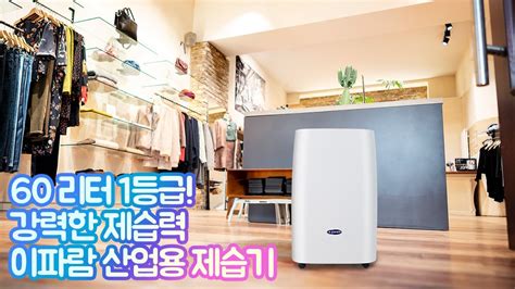 60리터 1등급 대용량 제습기 중에서 이런 가격 보셨나요 이파람 업소용 산업용 제습기 Youtube