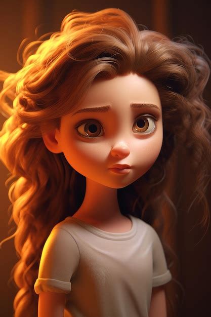 A Girl With A Sad Face Premium Ai Generated Image