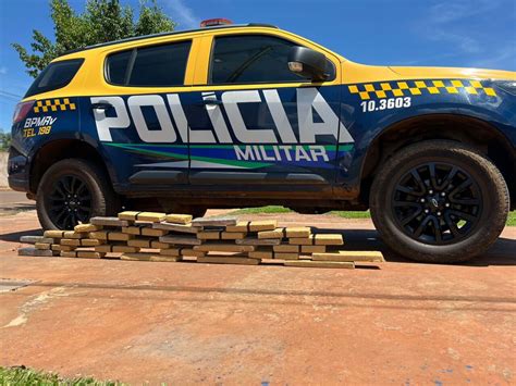 Polícia prende homem que transportava droga em mala em van Dourados News