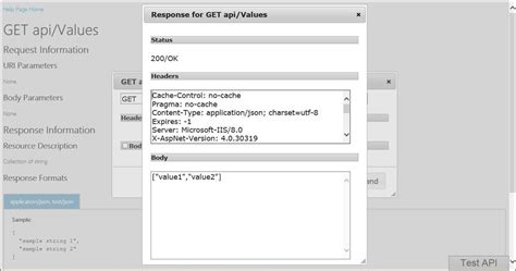 mengakses dan menguji web api dengan tool a simple test client for asp