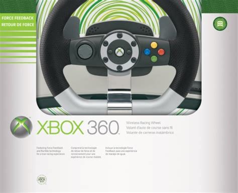 Wireless Racing Wheel For Xbox 360 White