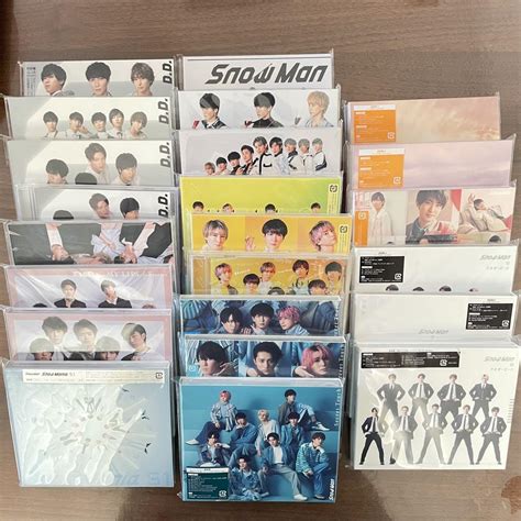 【特典あり】snow Man Cd まとめ売り おまけ付き メルカリ