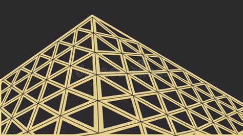 Geometric Dome Structure Modern Architecture Abstract Design Futuristic Vector Design