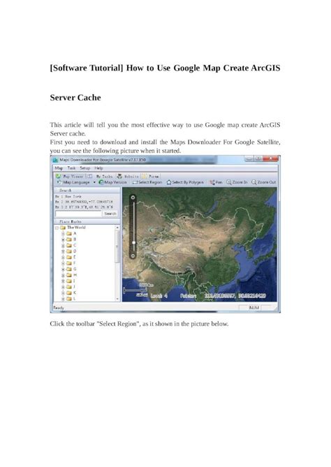 DOC How To Use Google Map Create Arc Gis Server Cache DOKUMEN TIPS